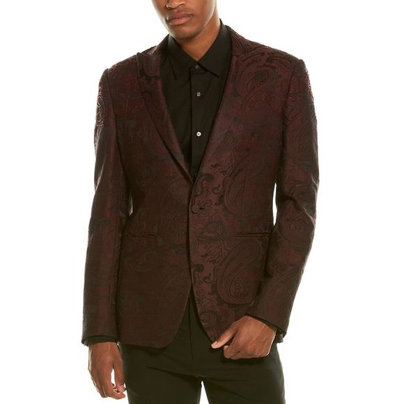 Etro | Suits & Blazers | Etro Mens Semitraditional Slim Fit Silk And ...